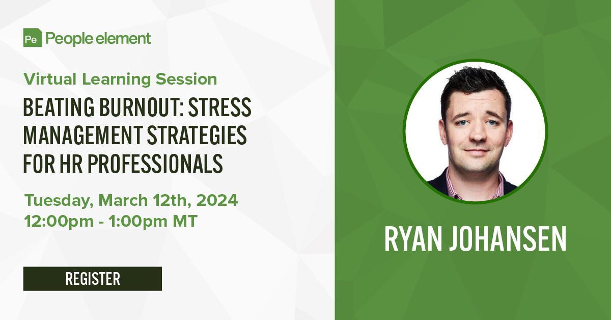 Beating Burnout Webinar Registration | People Element