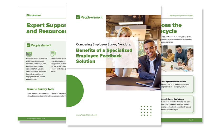 Benefits of a Specialized Employee Survey Tool Guidebook